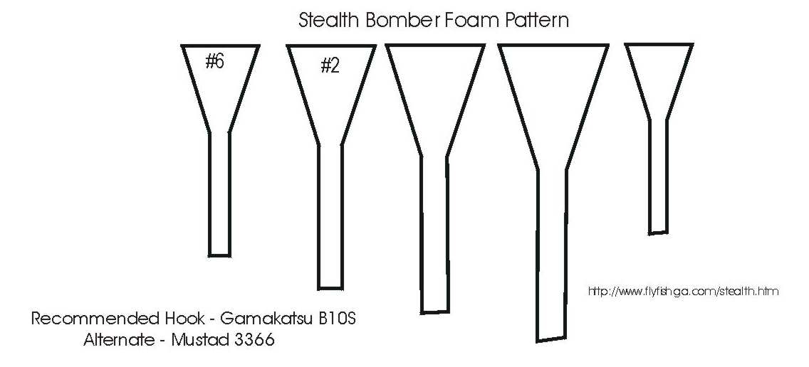 Stealth Bomber Fly Pattern